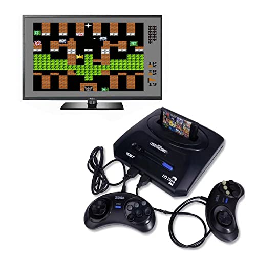Jamal 2 X 6 Button Game Controller for SEGA Genesis Black Cable Length: 28.54" / 72.5cm