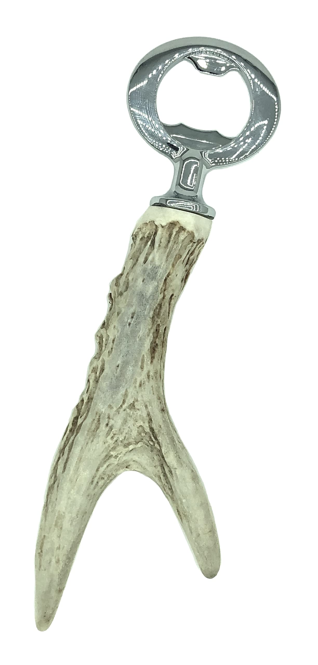 Handcrafted Deer Antler Bottle Opener - Unique & Rustic Bar Accessory for Beer Enthusiasts and Nature Lovers