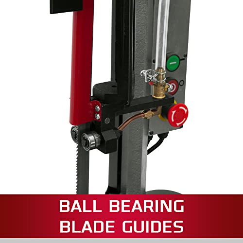 JET HVBS-710S, 7" x 10-1/2" Belt-Driven Mitering Bandsaw, 1Ph 115/230V (413451)