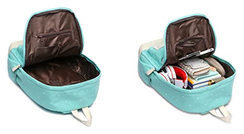 Roffatide Anime Sumikko Gurashi Game White Bear Tonkatsu Print Casual Backpack Green Canvs Schoolbag