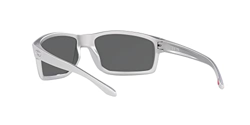 Oakley Men's OO9449 Gibston Square Sunglasses, X Silver/Prizm Black, 60 mm