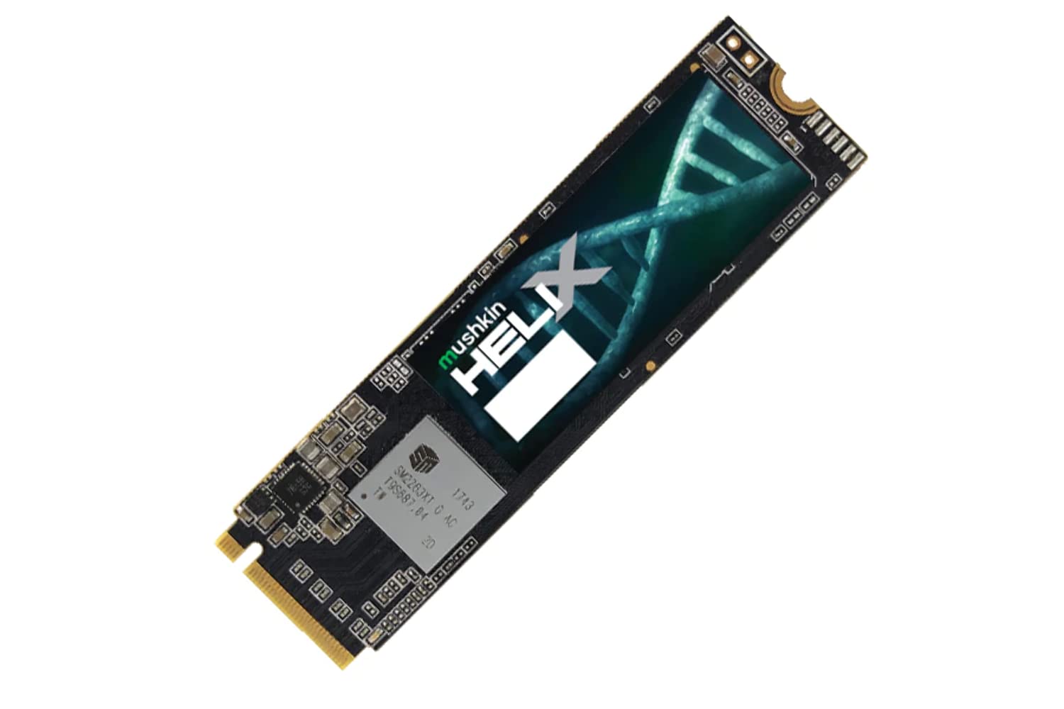 Mushkin Helix-L – 1TB PCIe NVMe 1.3 – M.2 (2280) Internal Solid State Drive (SSD) – Gen3 x4 – 3D TLC - (MKNSSDHL1TB-D8)