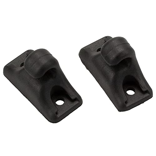 RLB-HILON Sun Visor Clip 94473143900 Compatible with Porsche 924 944 968, Sun VisorĀ Retainer Clip, Black Color, 2PCS