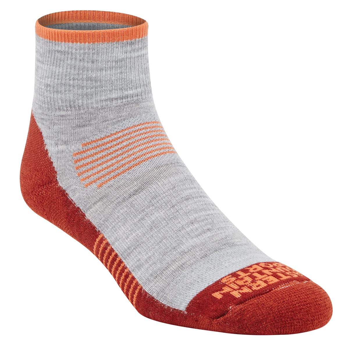 Eastern Mountain Sports Men's Track Lite Quarter Socks Fired Brick L