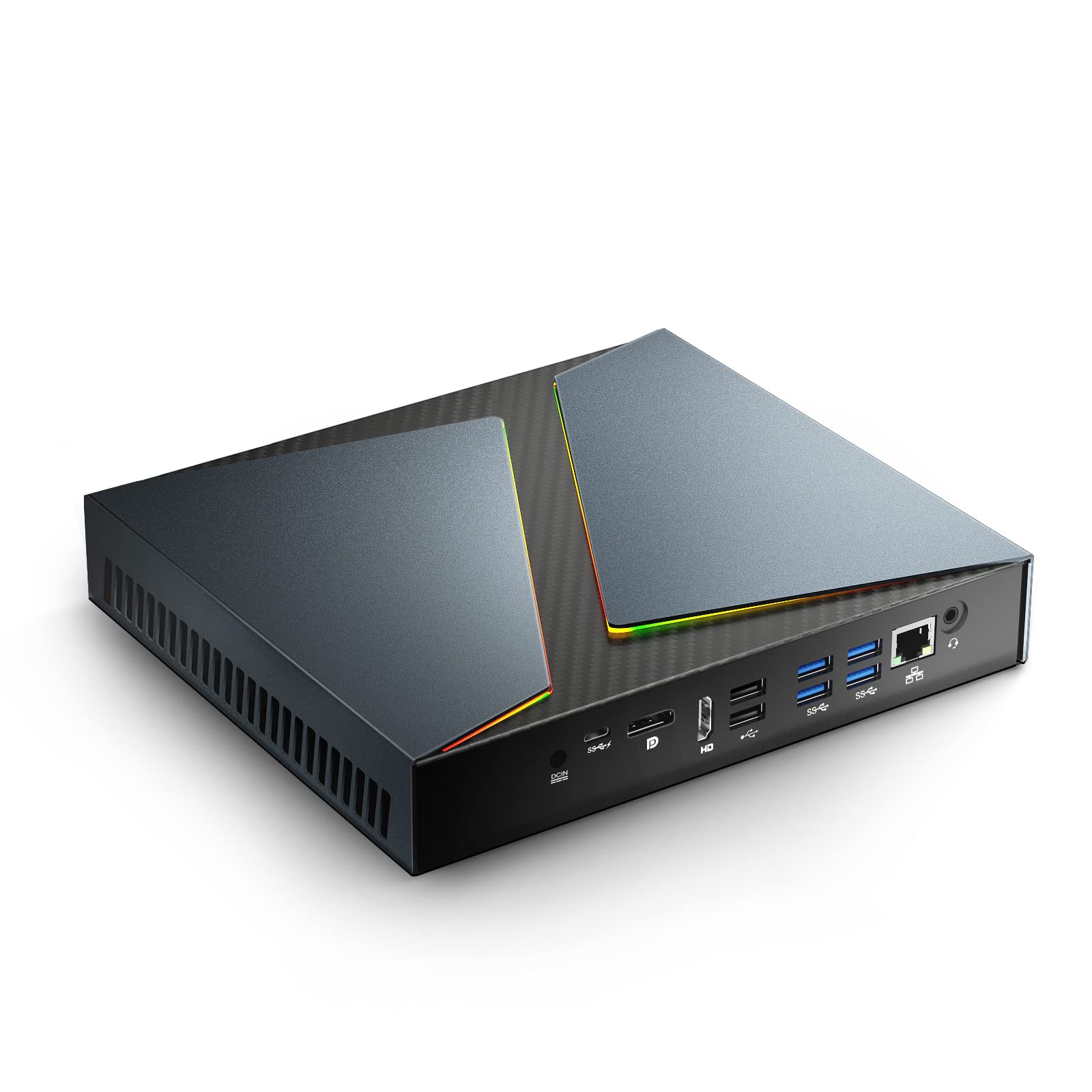 goodtico [Gaming PC] Mini PC Core i9 9880H, 8Cores 16Threads Up to 4.8GHZ, GTX1650ti GDDR6,Mini Gaming Desktop Computer,32G Ram 1TB Nvme SSD WiFi 6 BT 5.0