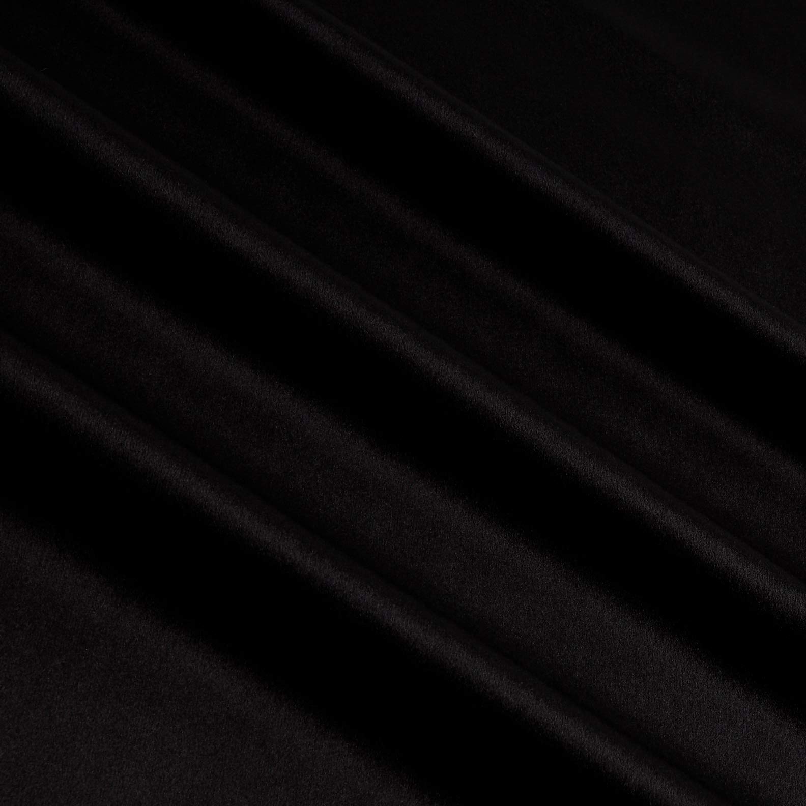 Royal Velvet Black, Fabric by the Yard