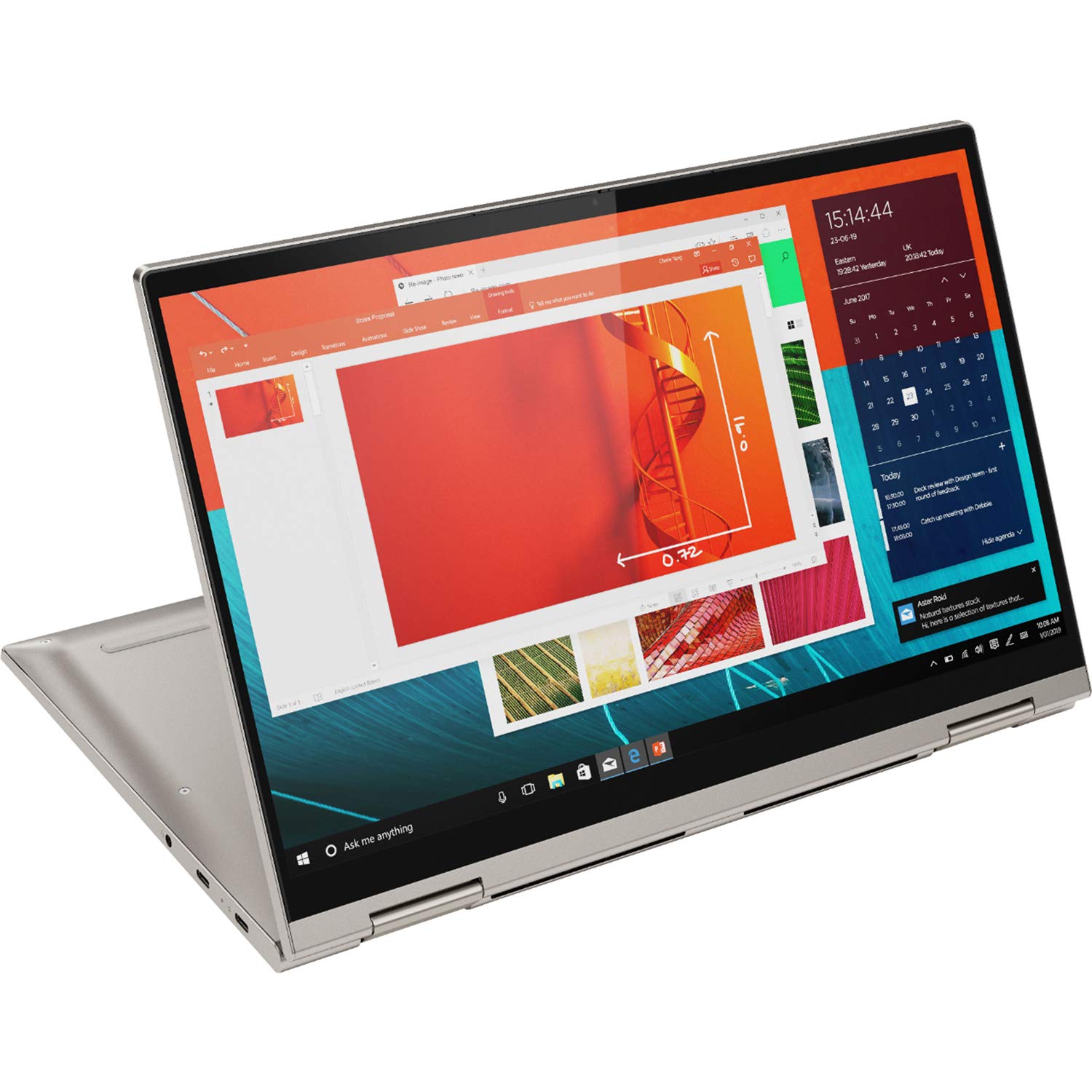 Lenovo 2022 Newest Yoga 2-in-1 Convertible Laptop, 14" FHD Touch Screen, Intel Core i5-10210U Processor, 8GB RAM, 1TB SSD, Backlit Keyboard, Fingerprint Reader, USB-C, Mica, Win 11
