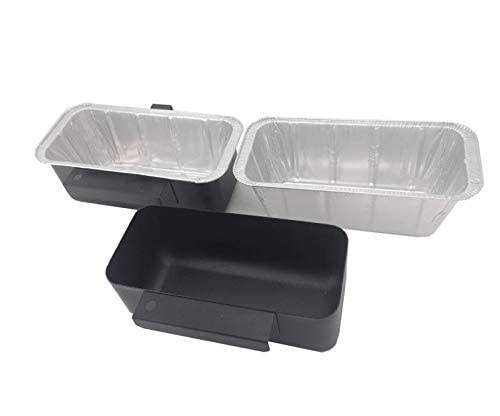 Firsgrill 30 Pack Professional Replacement Blackstone 17" 22" 28" 30" 36" Aluminum Foil Tray Drip Pans Griddle Grease Cup Liners 8" L x 3.75" Wx 3" D