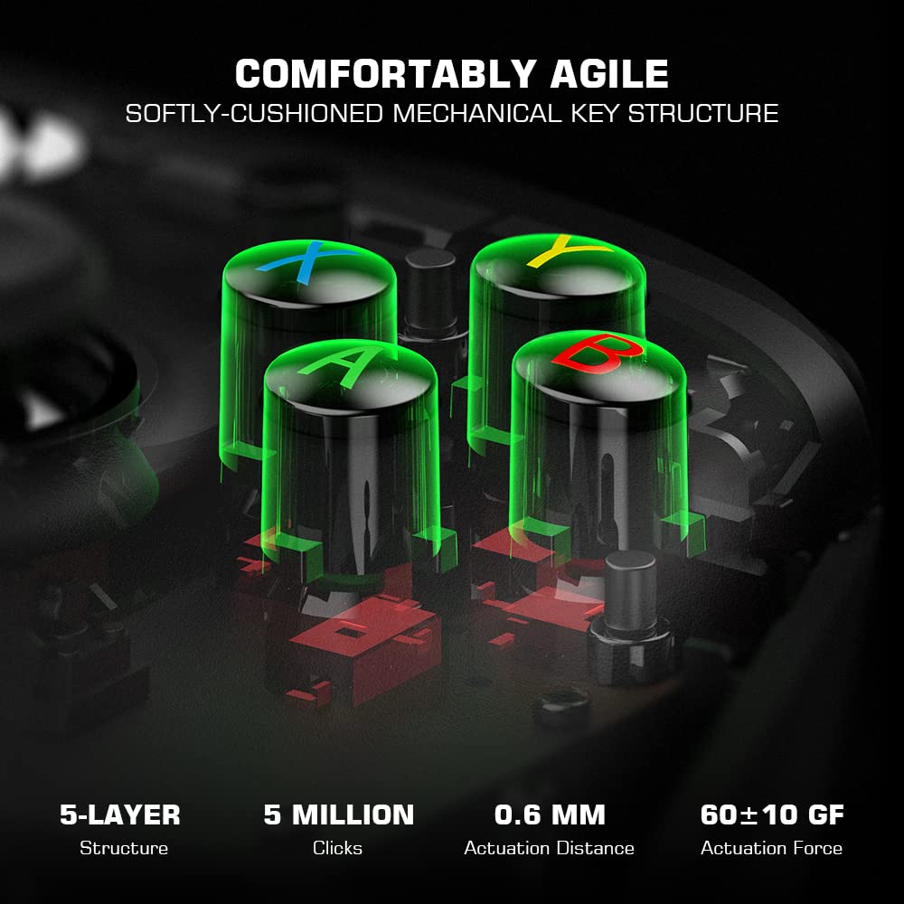 GameSir G7 Wired Xbox One Controller for Xbox Seris X/S, 3.5mm Audio Port with Swappable Faceplate, Remappable Button, Low Latency Work for Xbox One & Windows 10/11