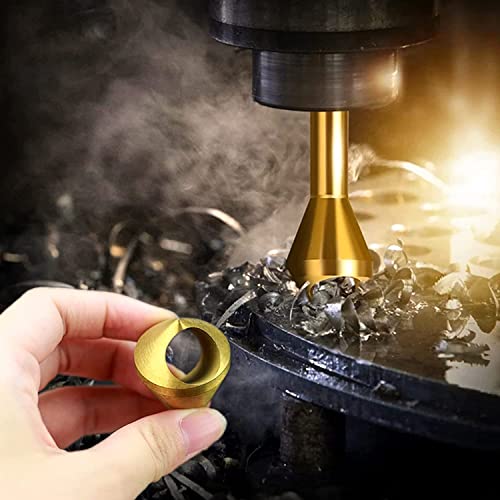 KEWAYO 4pcs Titanium Coated Countersink Chamfer Tool Deburring Tool Set Metal Wood Drill Bits Zhongbo Business