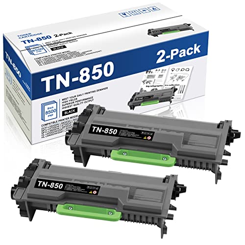 TN850 High Yield Toner Cartridge: DOPHEN 2PK Compatible TN-850 High Yield Toner Cartridge,TN8502PK Replacement for Brother DCP-L5500DN L5600DN MFC-L6700DW L6750DW HL-L6200DW/DWT L6250DW Printers