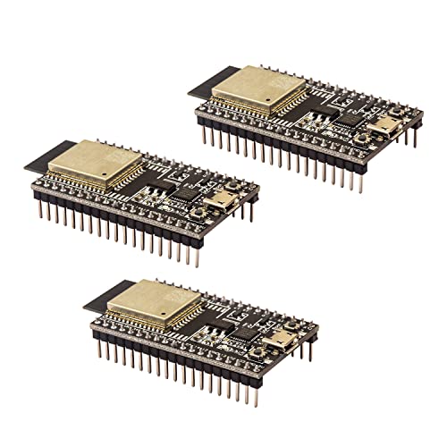 IJJ 3pcs for ESP32-DevKitC core Board ESP32 Development Board ESP32-WROOM-32D Compatible with Arduino IDE, WiFi Bluetooth Development Board