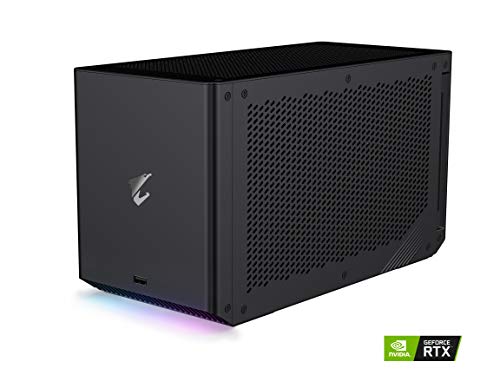 GIGABYTE AORUS RTX 3080 Gaming Box (REV2.0) eGPU, WATERFORCE All-in-One Cooling System, LHR, Thunderbolt 3, GV-N3080IXEB-10GD REV2.0 External Graphics Card