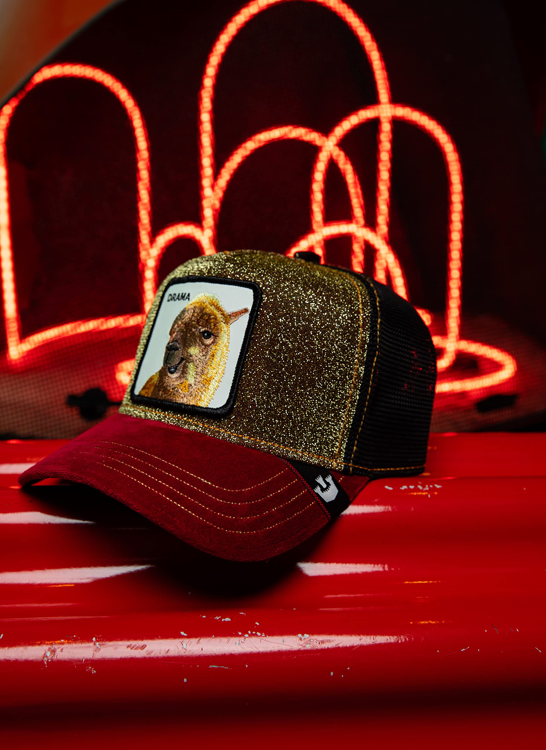 Goorin Bros. The Farm Unisex Floor Show Capsule Adjustable Trucker Cap, Gold (Off Broadway), One Size