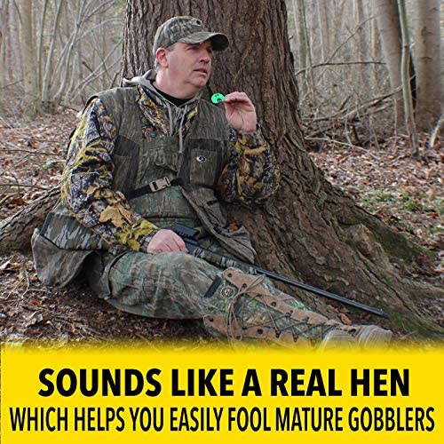 ESH 3 Pack Combo Mouth Turkey Calls for Hunting - Turkey Hunting Accessories with Realistic Turkey Sounds - Diaphragm Turkey Call Set