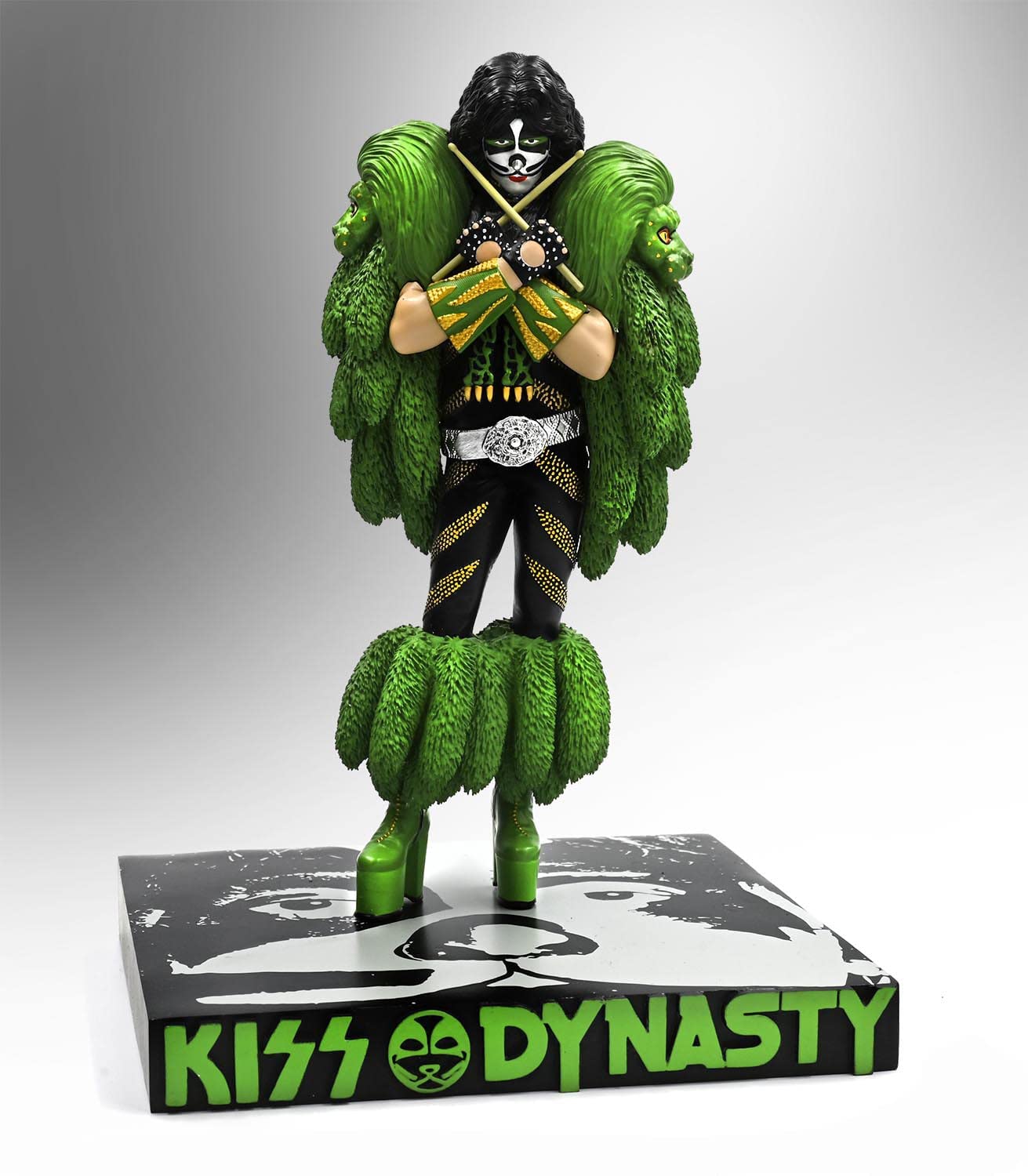 Knucklebonz - KISS (Dynasty) The Spaceman Rock Iconz Limited Edition Collectible Statue (only 3000 Created) - Rock Iconz, Officially Licensed, Includes CoA