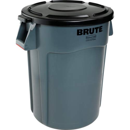 Rubbermaid Commercial Brute® Trash Can Lid, White, 55 Gallon, FG265400YEL