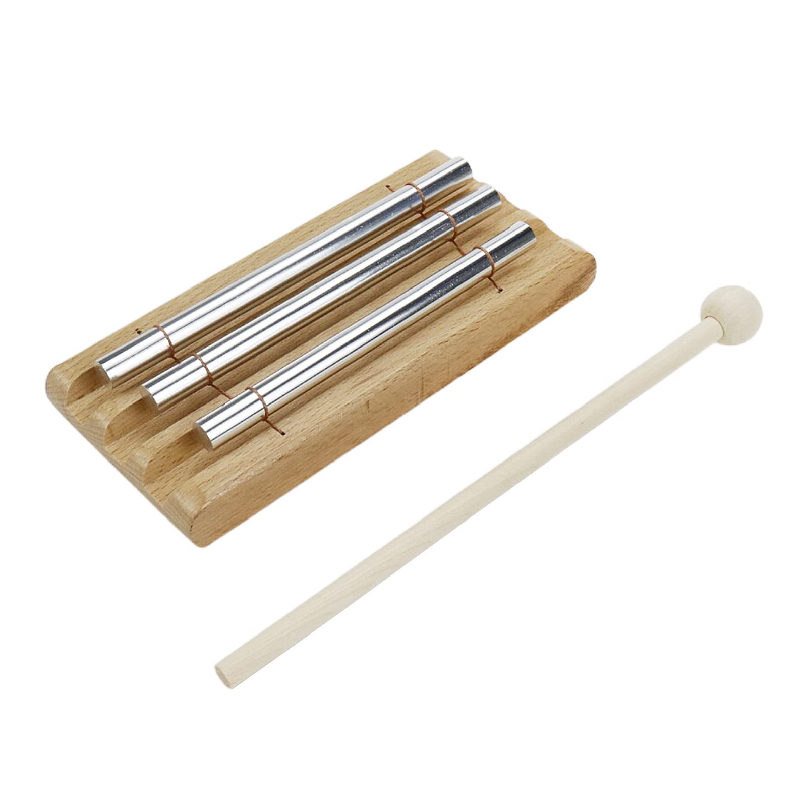 Geesatis 3 Tone Hand Bell Meditation Chimes Trio Percussion for Classroom Kid Education