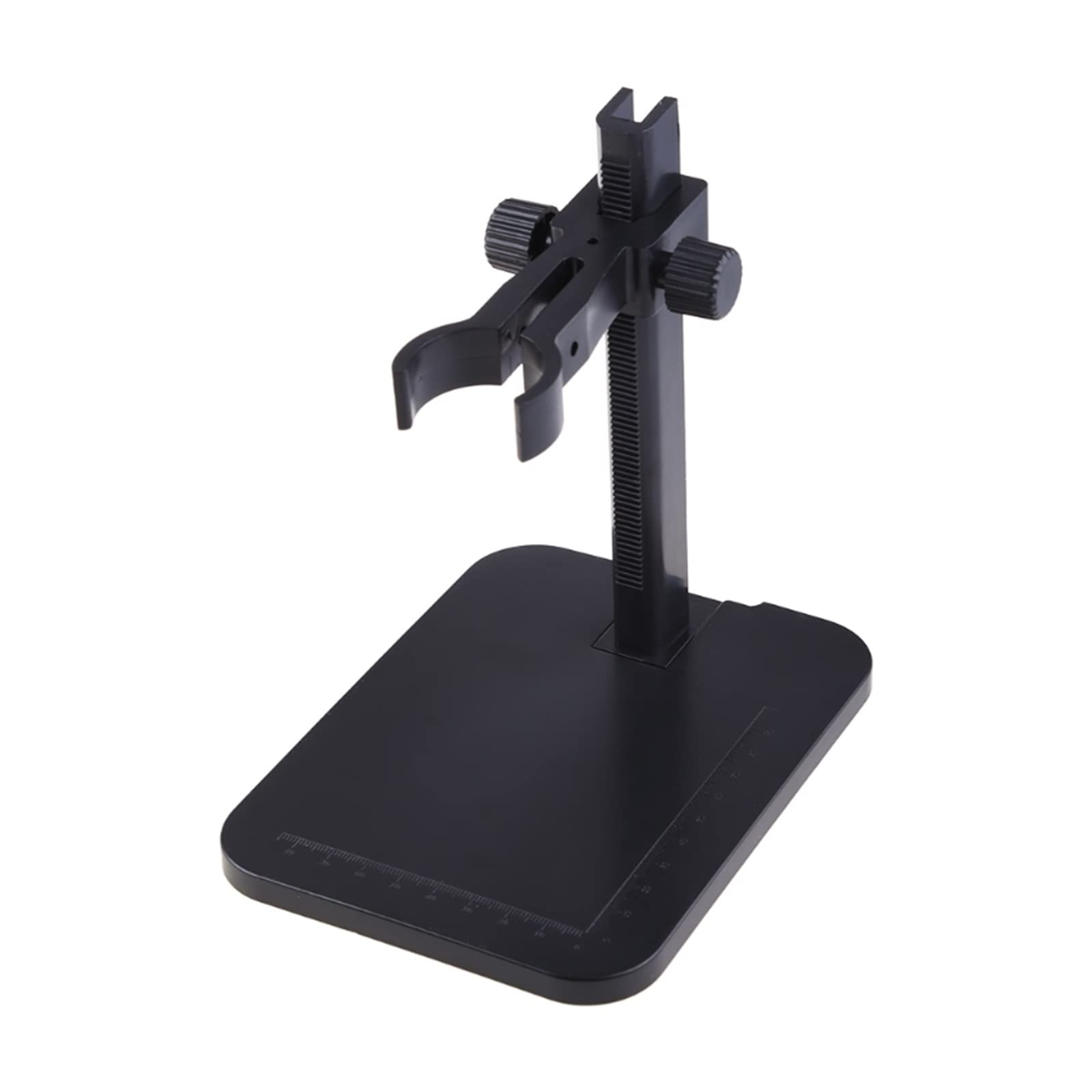 IULJH Aluminum Alloy Microscope Stand Portable Up and Down Adjustable Digital Electronic Microscope Holder Stand