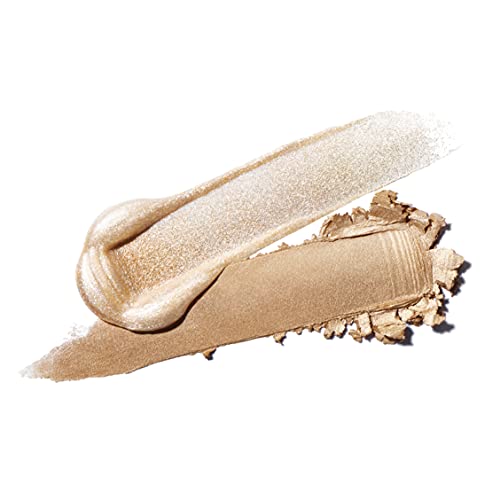 ICONIC LONDON Glaze Crayon | Dual Ended Eyeshadow Stick for Sparkling, Wet-Look Glazed Effect, Cruelty Free, Vegan Makeup, Original (Champagne) 0.92 oz