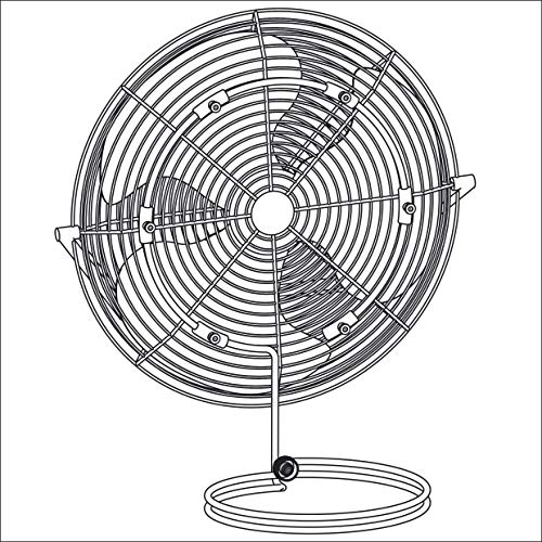 MISTCOOLING - Fan Mist Kit - Low Pressure Misting Ring - DIY Fan Mist Ring with Brass/Stainless Steel Nozzles (FMK12-4)