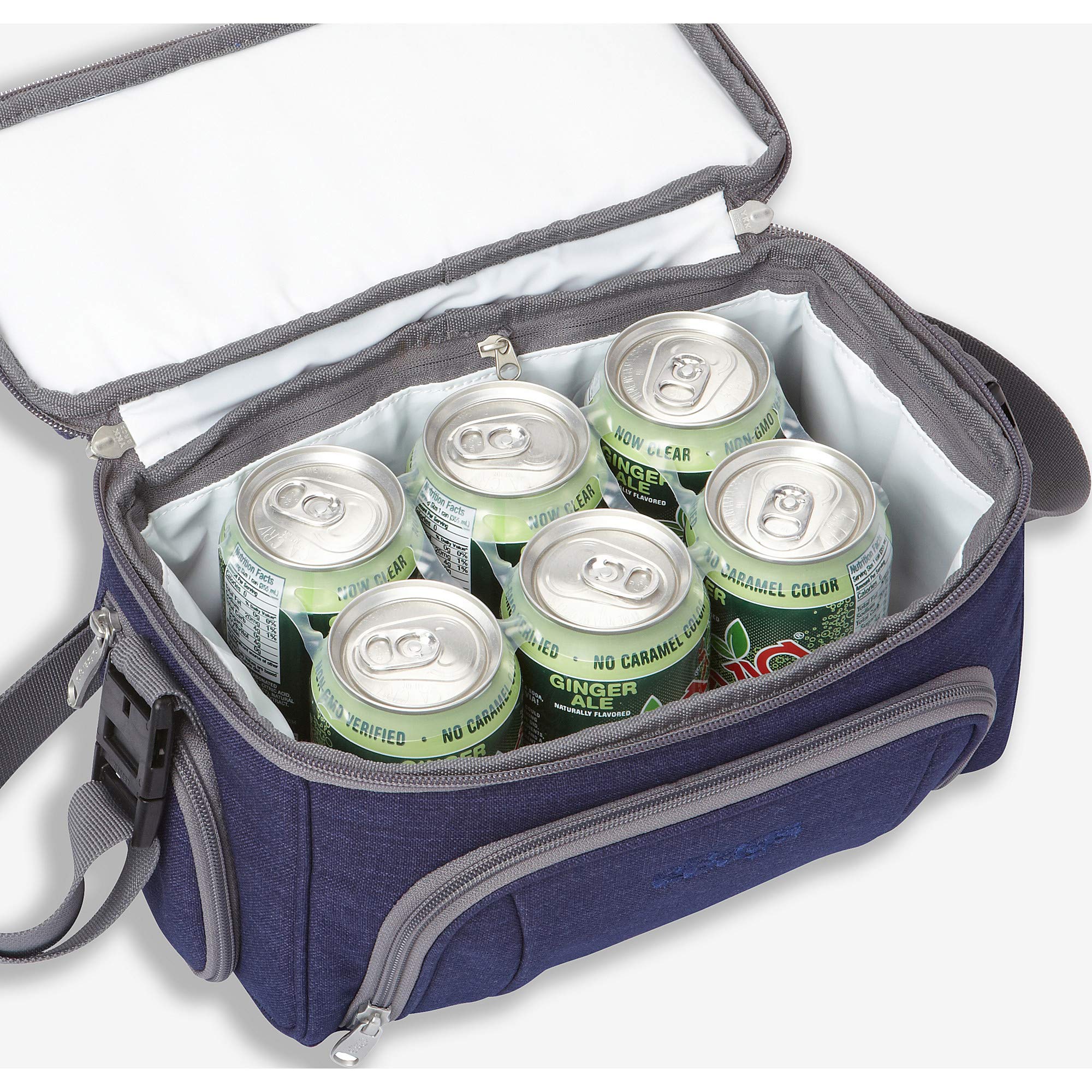 ebags Lunch Bag Flight Crew Cooler Jr (Brushed Indigo)