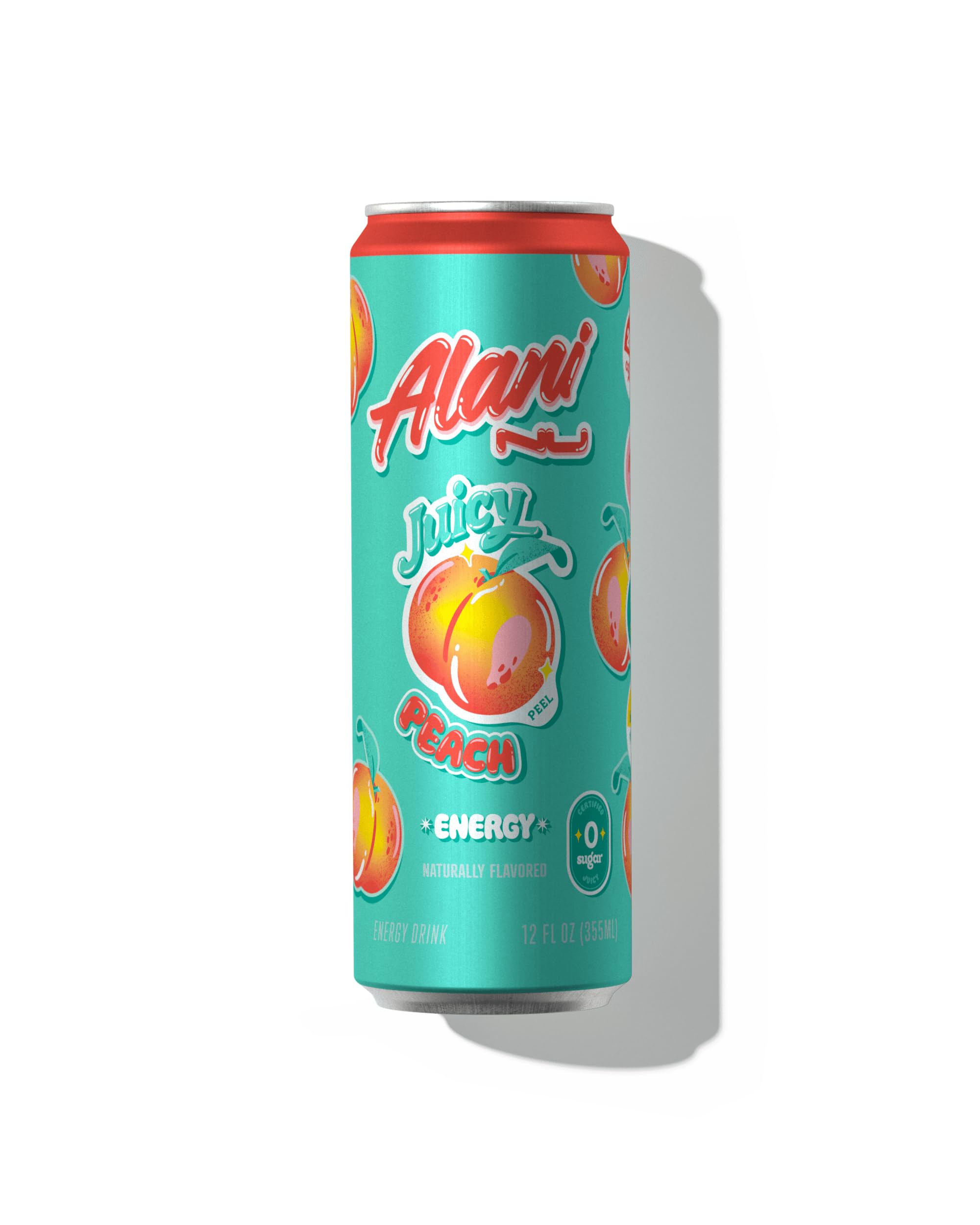 Energy Drink - Juicy Peach (12 Drinks, 12 Fl Oz. Each)