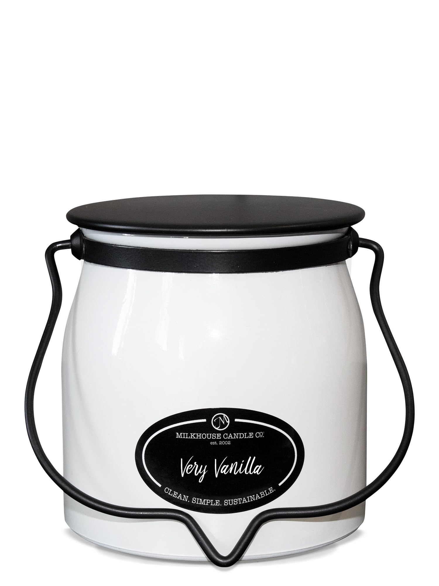 Milkhouse Candle Company - Very Vanilla - Creamery Collection - 16oz Single Cotton Wick Soy Candles with Beeswax - Long Burn Time, Made in The USA - Non Toxic, Premium Scented Candles