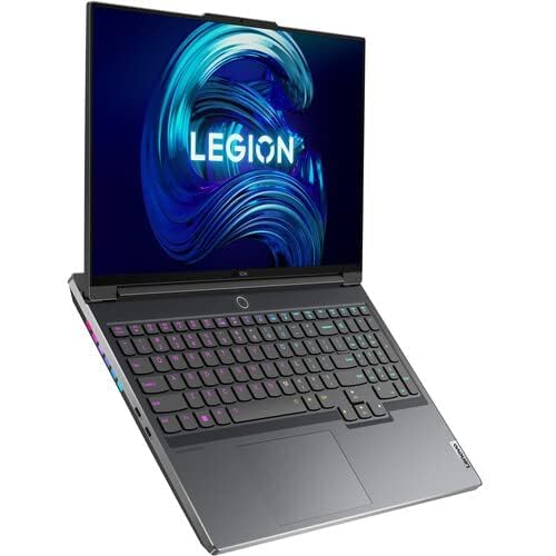 Lenovo Legion 7 16IAX7 82TD0008US 16" Gaming Notebook - WQXGA - 2560 x 1600 - Intel Core i9 12th Gen i9-12900HX Hexadeca-core (16 Core) 2.30 GHz - 32 GB Total RAM - 2 TB SSD - Storm Gray, Black