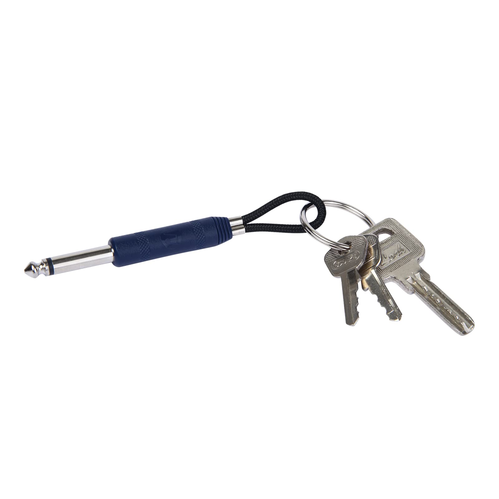 Gluutoyashop 4Pcs Guitar Plug Keychain for Marshall amp Key Holder, for Fender Jack Holder,for marshall jack key holder (Dark blue 4Pcs)