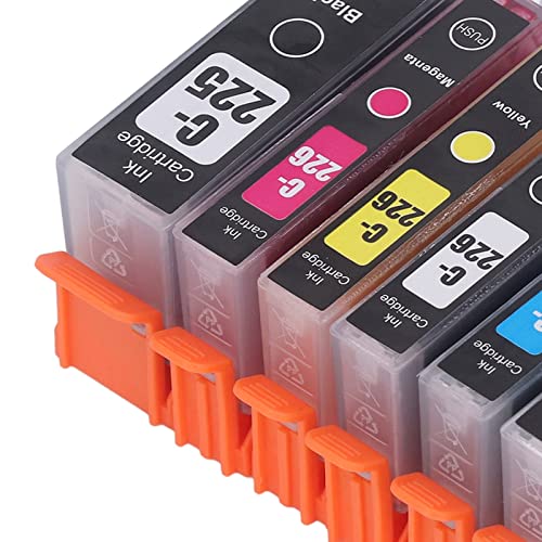Ink Cartridge ABS Vivid Color Printer Accessories Ink Cartridge Replacement for PIXMA IX6520 IP4820 IP4920 (BK BK C M Y GY 6 Colors)