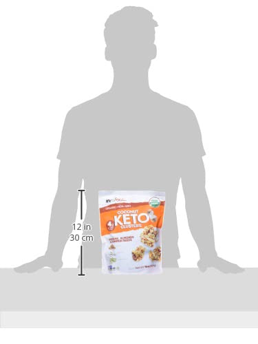 Inno Foods Organic Coconut Keto Cluster (Net Wt 16 Ounce ),