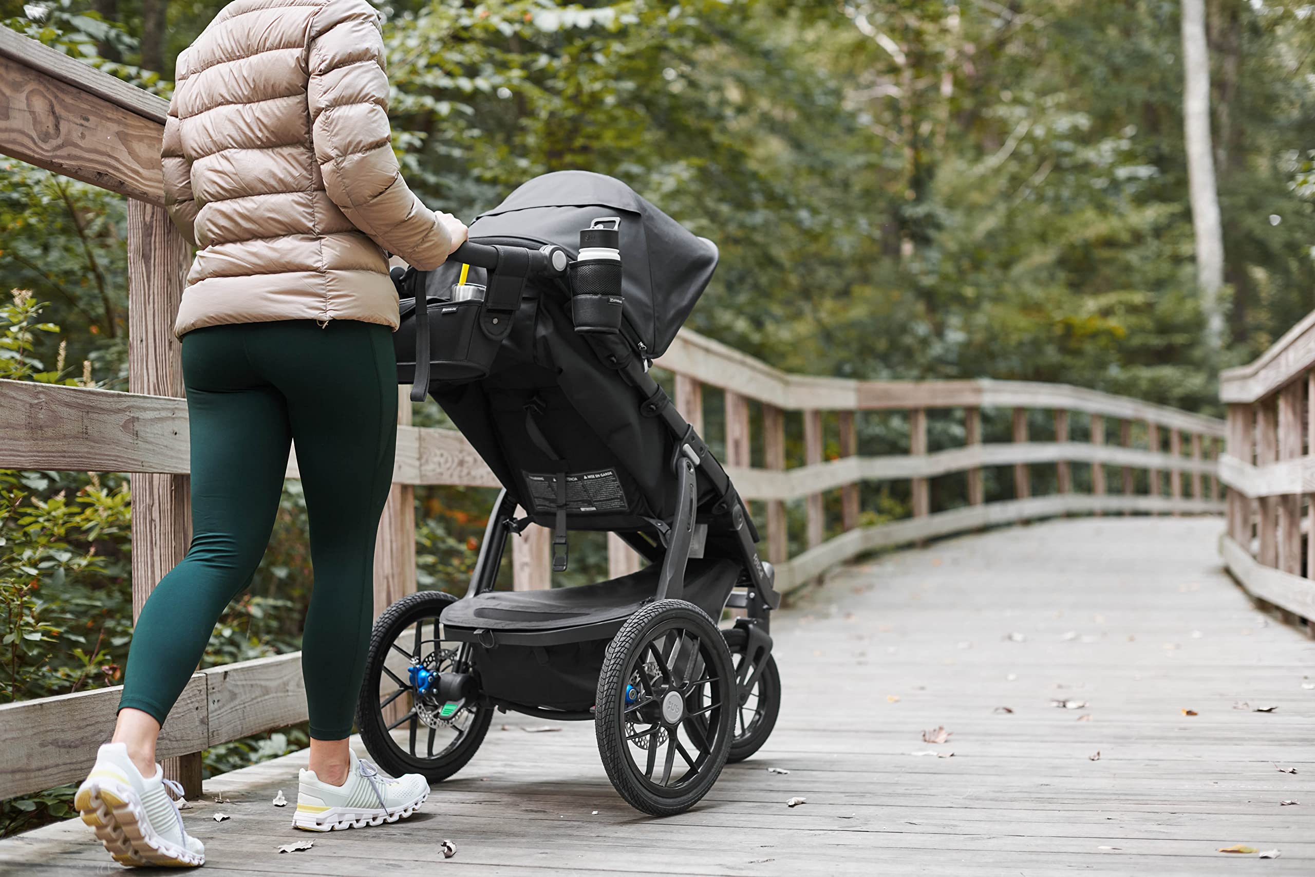 UPPAbaby Cup Holder for Ridge Stroller/Quick Attachment/Holds Beverages of Various Sizes/Folds Attached