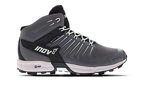 Inov-8 Women's Roclite G 345 GTX. Hiking Boot, Grey/Mint, 8