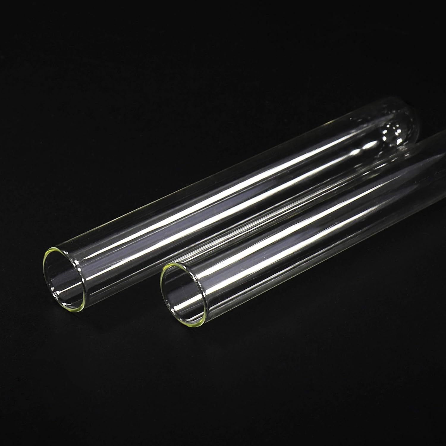 ULAB Scientific Glass Test Tubes with Autoclavable Caps, Vol.10ml, 16x100mm, Medium Borosilicate Glass Material, Pack of 20, UTT1009