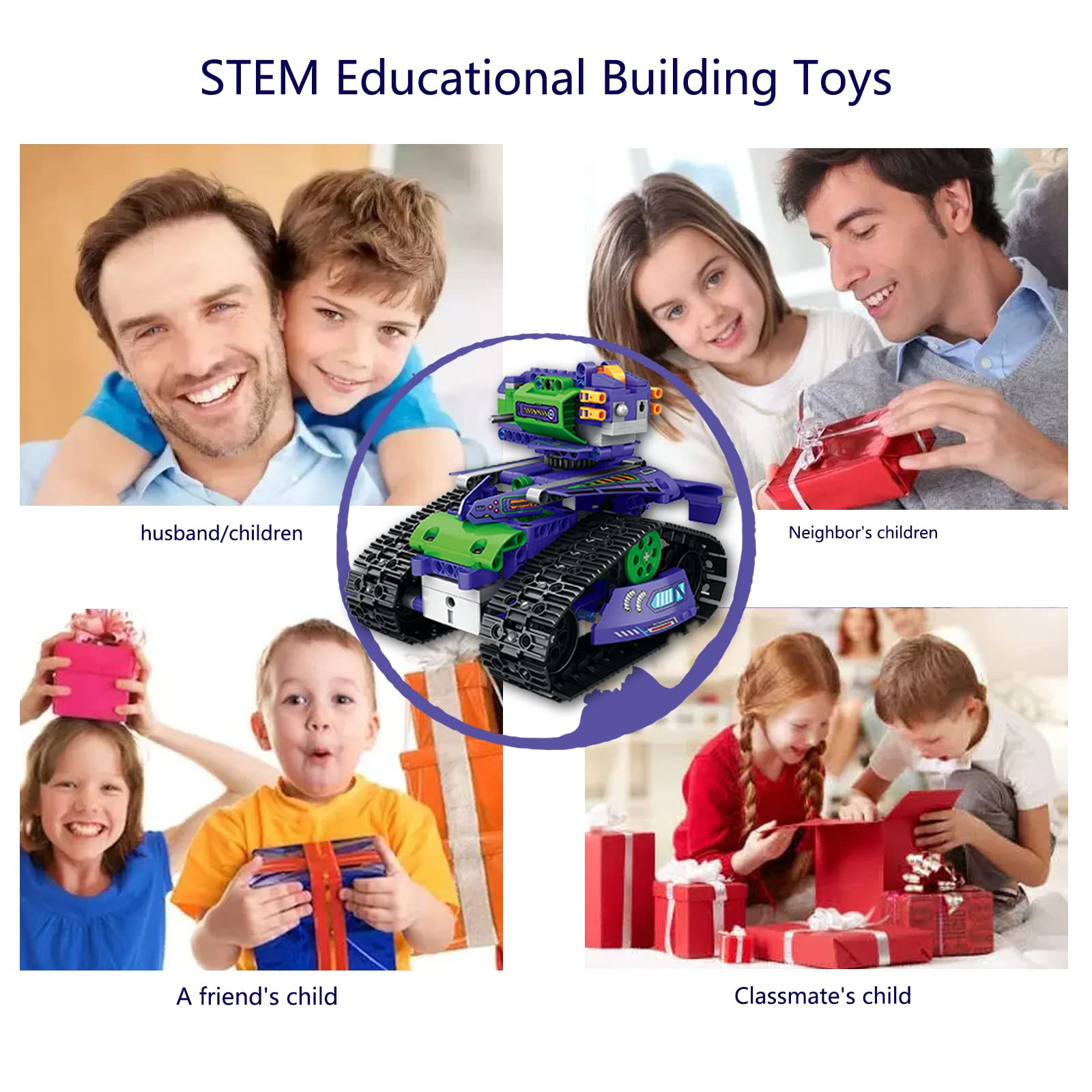 flycites Remote Control Building Kit, 3-in-1 STEM Projects Building Sets Robot Toys, APP & Remote Control Samurai,Programmable Science Learning Kit Birthday Gifts for Boys and Girls
