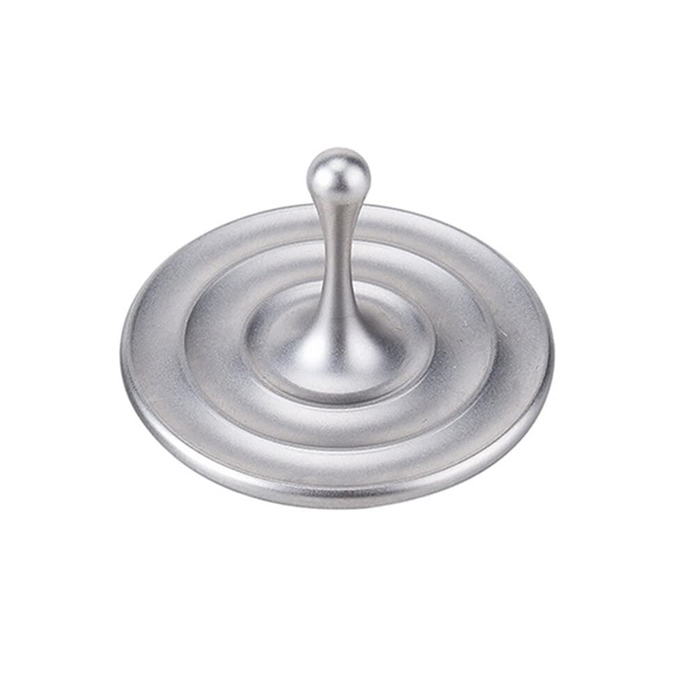 Generic 1pc Water Drop Hand-Twisted Gyro Stainless Steel Sandblasting Version Desktop Spinner Spinning Tops Toys Anti-Stress for Adult #1/0.05