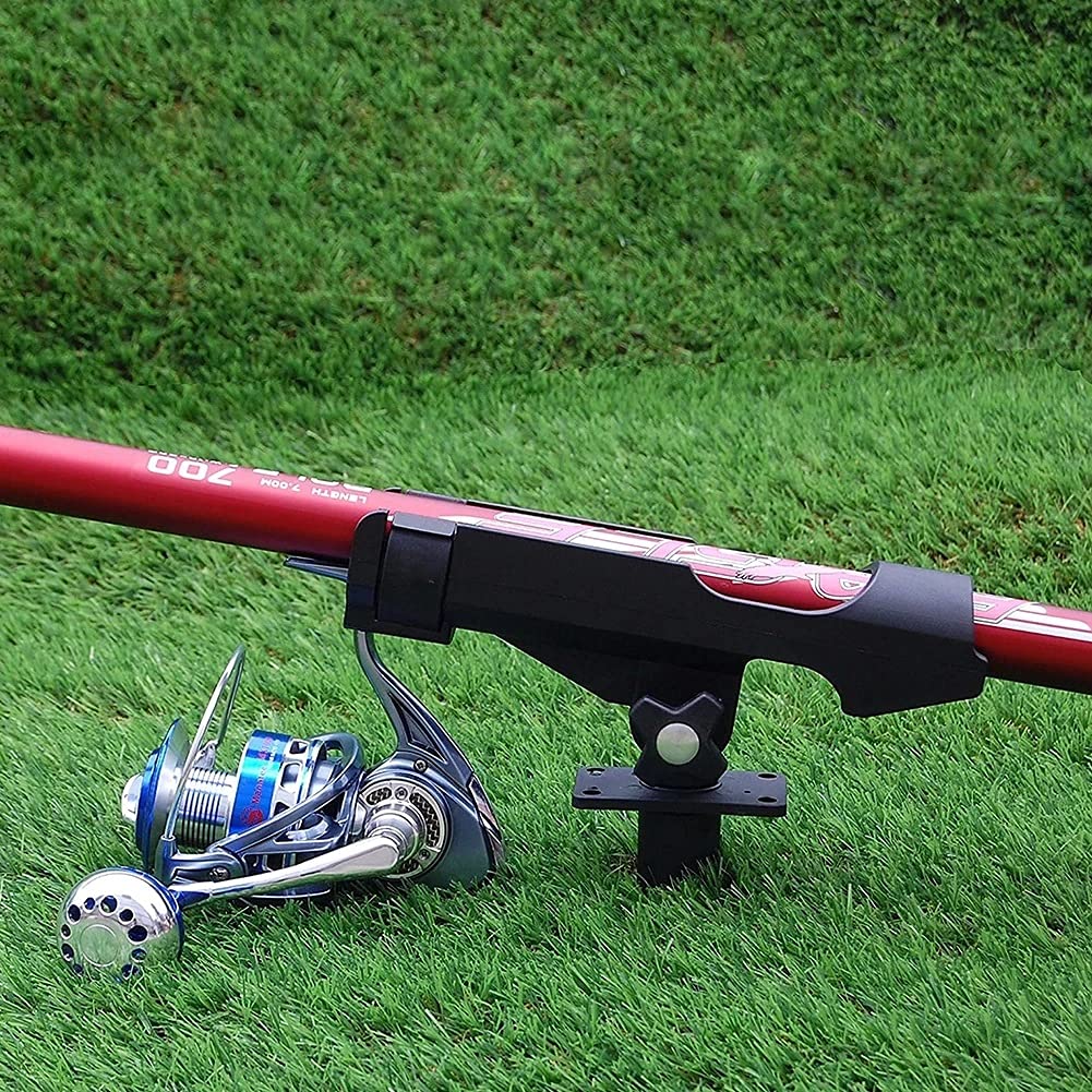 FKSDHDG Adjustable Fishing Rod Holder Pole Mount Fixed Bracket Raft Tool Kayak Side Rail Installation Fishing Tackle Accessory