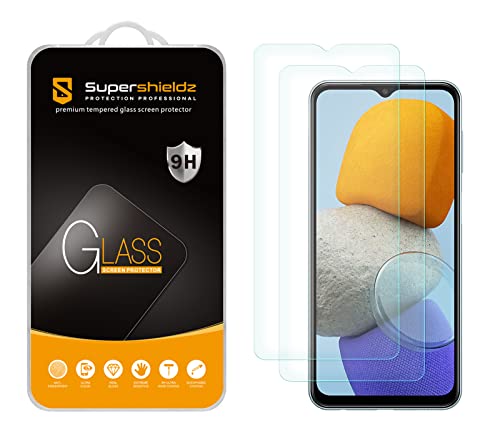 Supershieldz (2 Pack) Designed for Samsung Galaxy A23 5G / Galaxy A23 5G UW Tempered Glass Screen Protector, Anti Scratch, Bubble Free