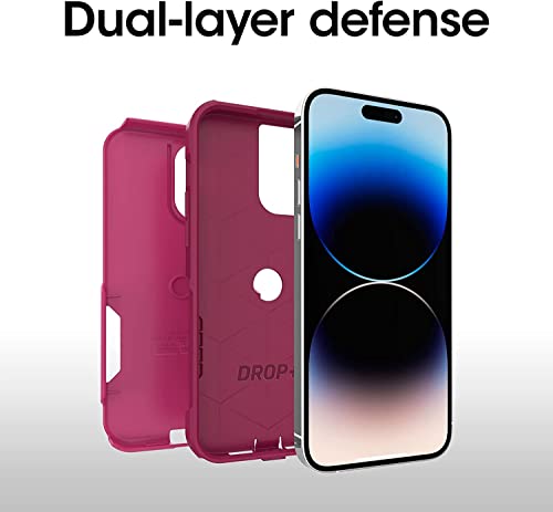 OtterBox Commuter Series Case for iPhone 14 Pro Max (Only) - Non-Retail Packaging - Into The Fuchsia (Pink)