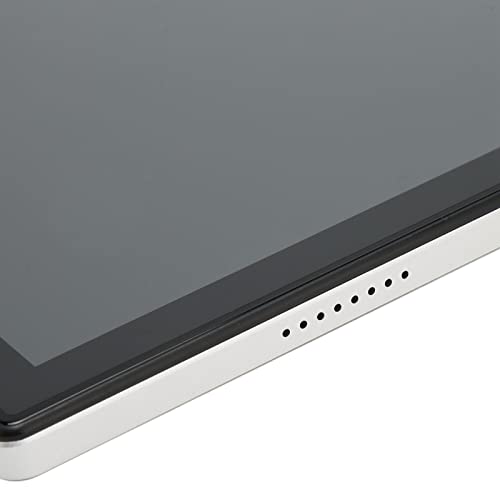lonuo Office Tablet, White 10 Inch Tablet 5G WiFi 7000mAh 6GB RAM 256GB ROM for Business (US Plug)