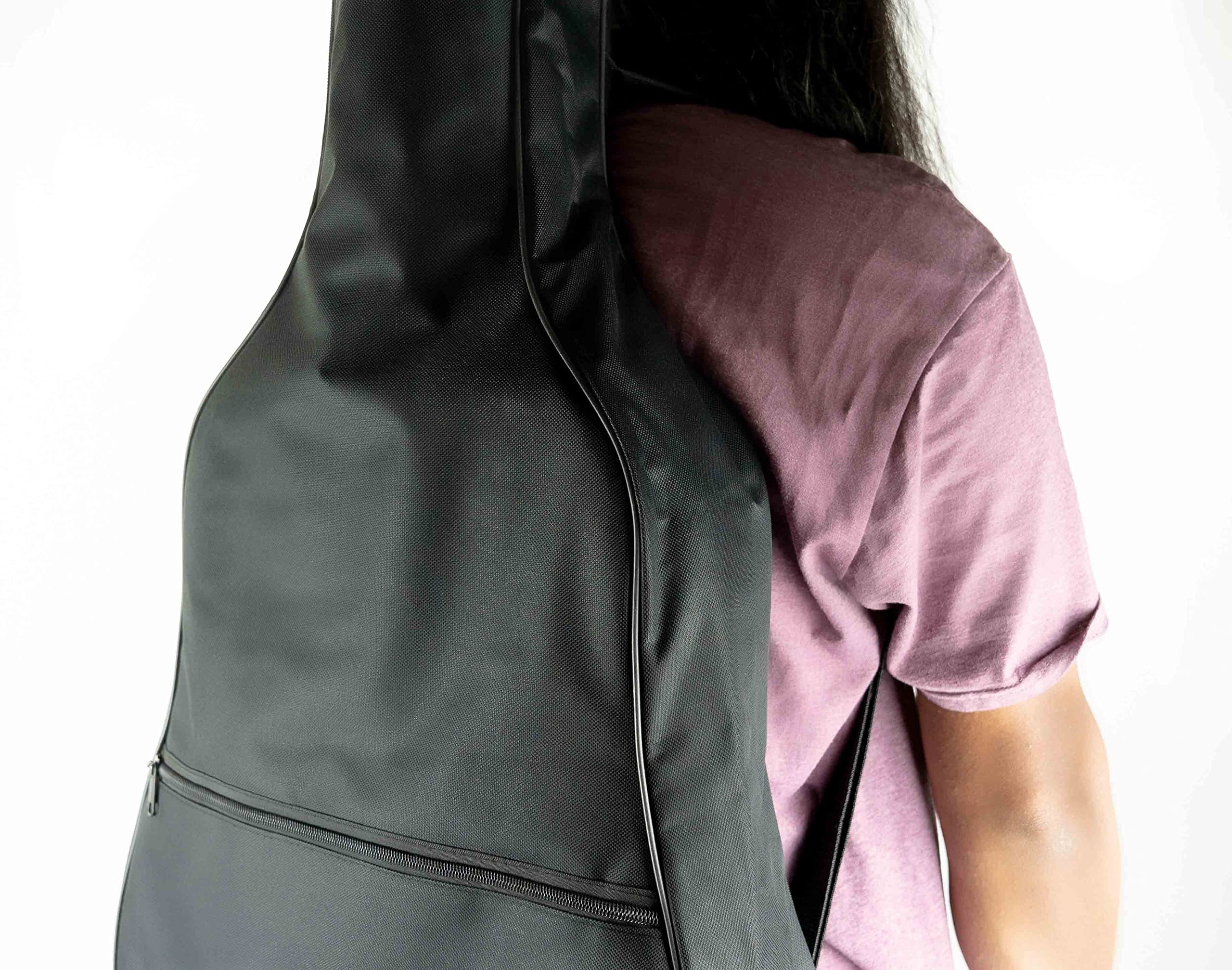 Gearlux 41-Inch Dreadnought Acoustic Guitar Gig Bag, 5mm Padding - Black