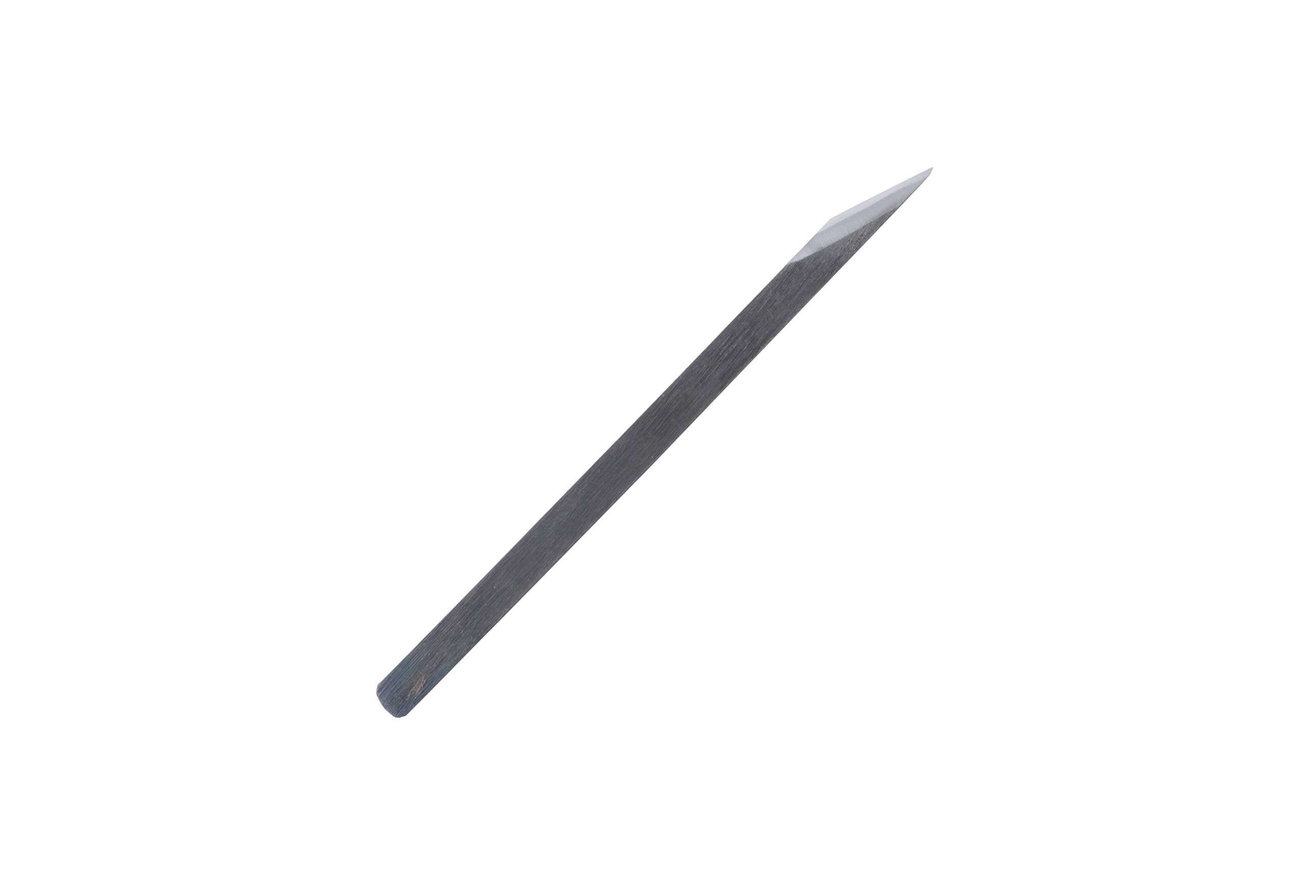 SHINTARO DOUBLE EDGED MARKING KNIFE, KIRIDASHI 0.35 INCH / 9MM Wood Work, Leather Craft, Violin Making, Camping, Fishing