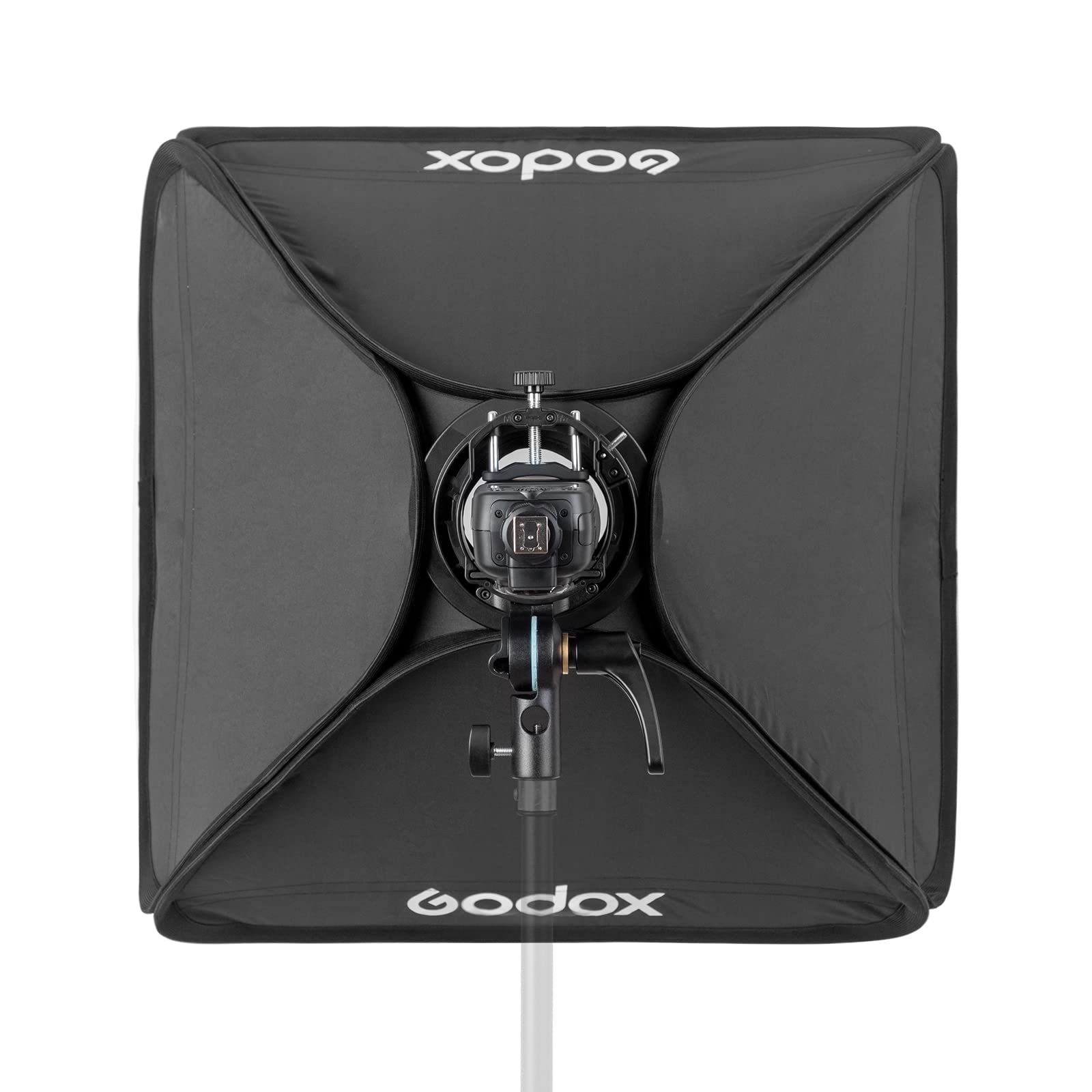 Godox 24x24inch 60x60cm Grid Strip Softbox with S2 S-Type Speedlite Bracket Bowens Mount for Godox V1 Series, AD200Pro, AD200, AD400Pro, V860II, TT350 Series Flash Speedlites