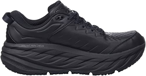 Hoka Women's Bondi SR Sneaker, Black/Black, 10