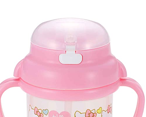 Hello Kitty 【Straw Mug】Baby Japan Import,200 Milliliter