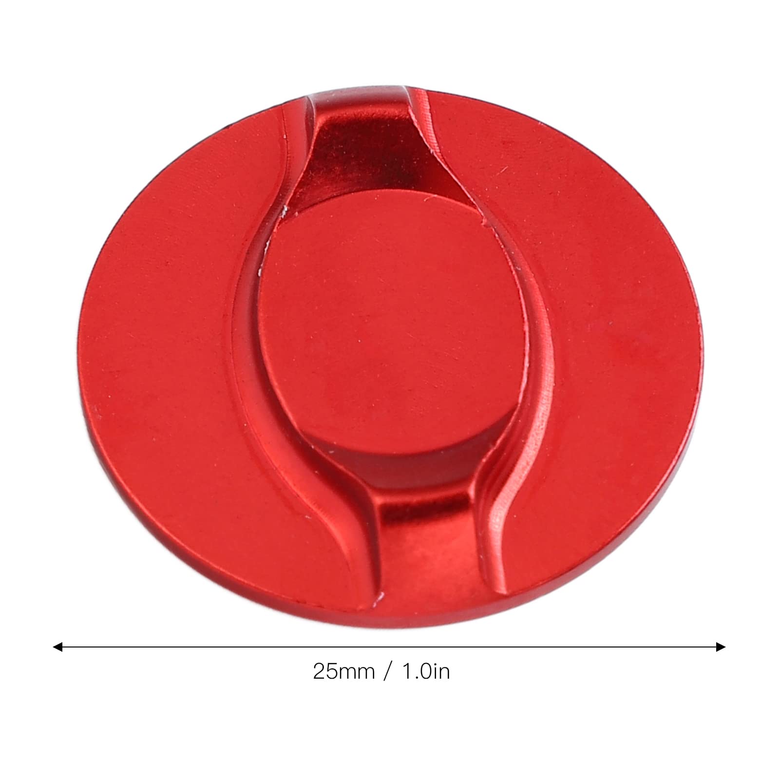 Front Fork Air Value Cover, Suspension Fork Airtight Valve Cover High Toughness Red for Road Bicycle for Mountain Bikes