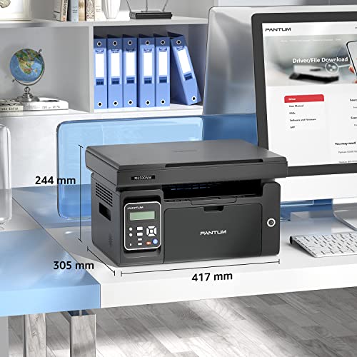 Pantum M6500NW Laser Printer All in One, Black & White Printer with Wireless Printing, Monochrome Laser Printer Print Scan Copy, Speed up to 23 ppm