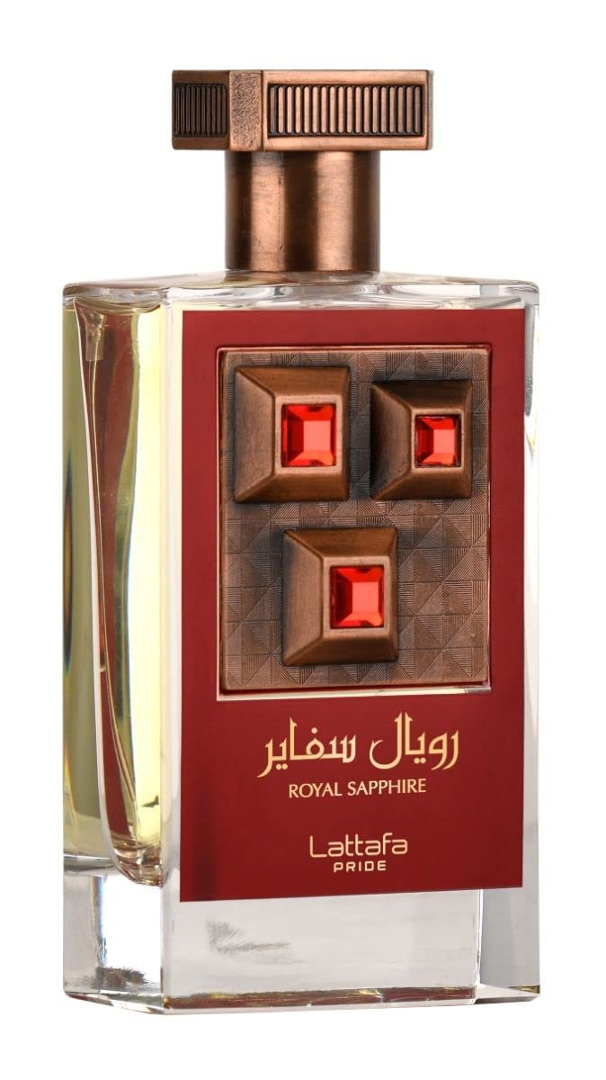 Lattafa Perfumes Royal Sapphire for Unisex Eau de Parfum Spray, 3.4 Ounce