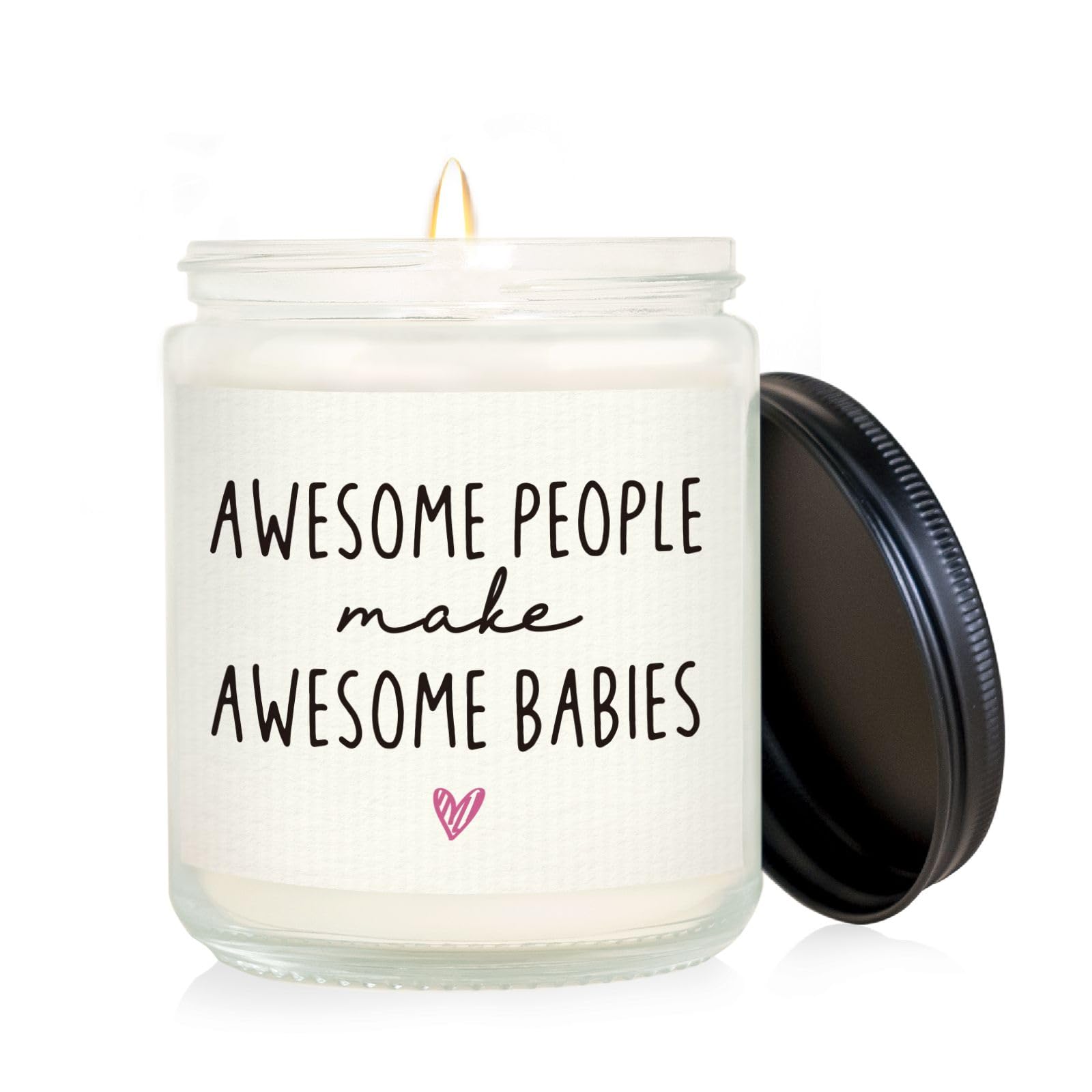 Petalsun Gender Reveal Gifts, New Mom Gifts for Women, Pregnancy Gifts for Expecting Mom, New Parents Gifts, Mom to Be Gifts, New Mom Christmas Gifts, Handmade Lavender Natural Soy Wax Candle